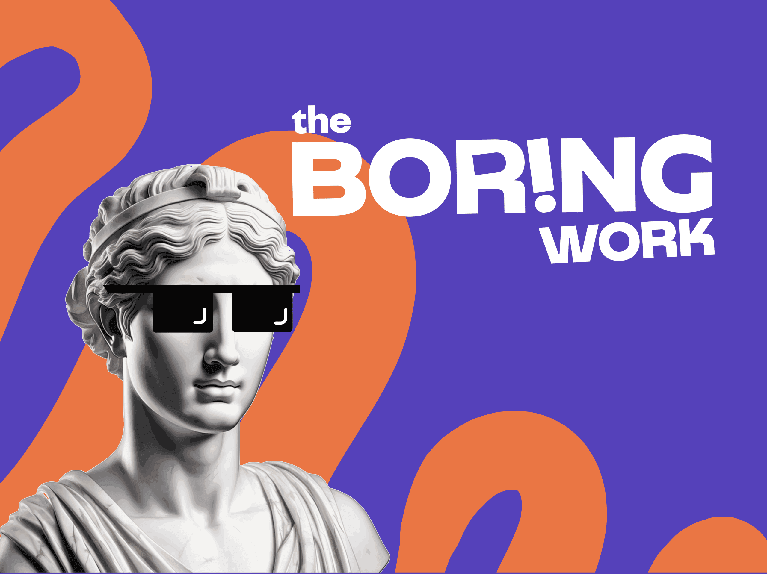 The Boring Work - Logótipo e Branding | Portfólio Pointless